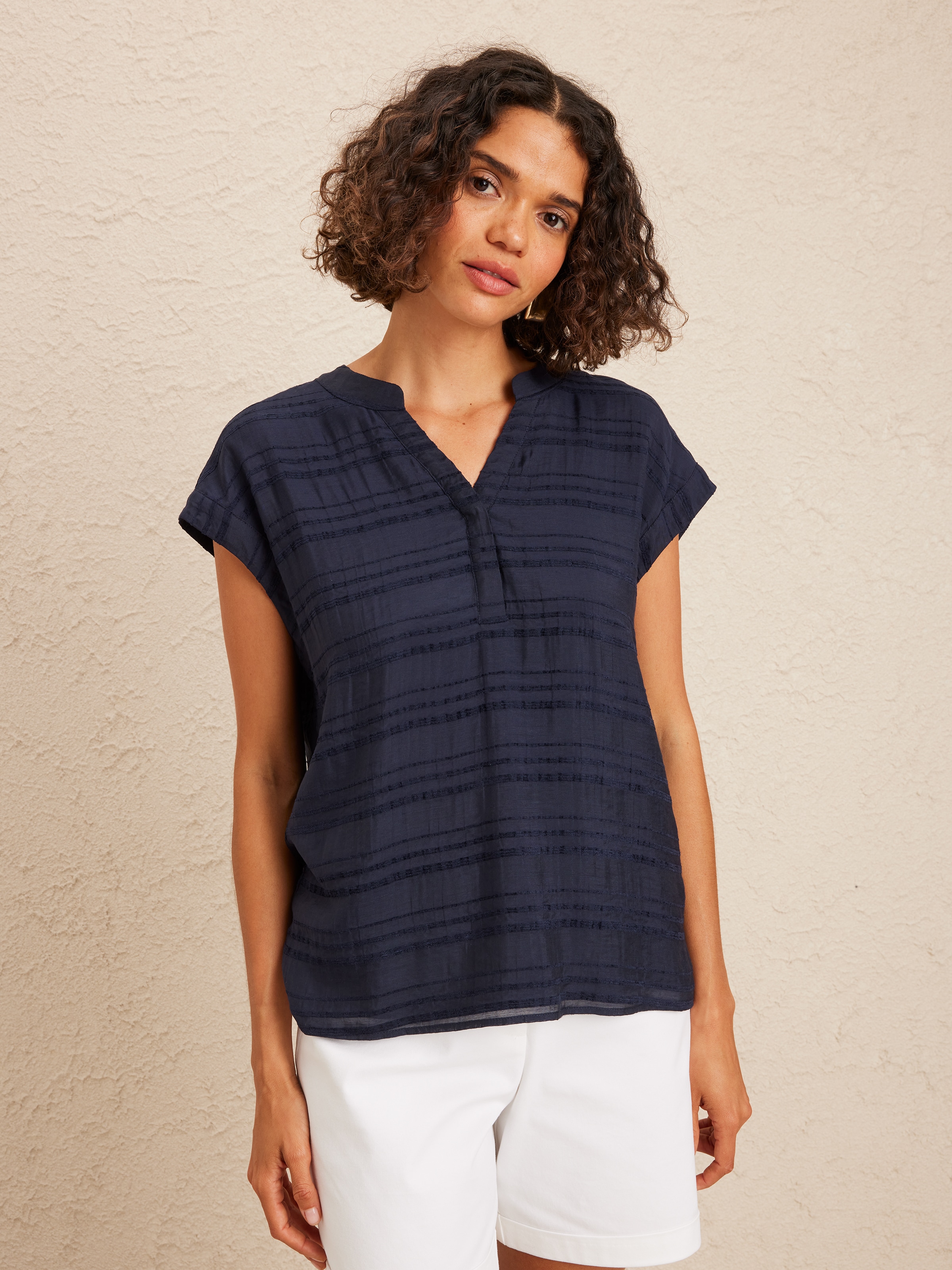 Zoe Viscose Blend Top - JacquiE Online